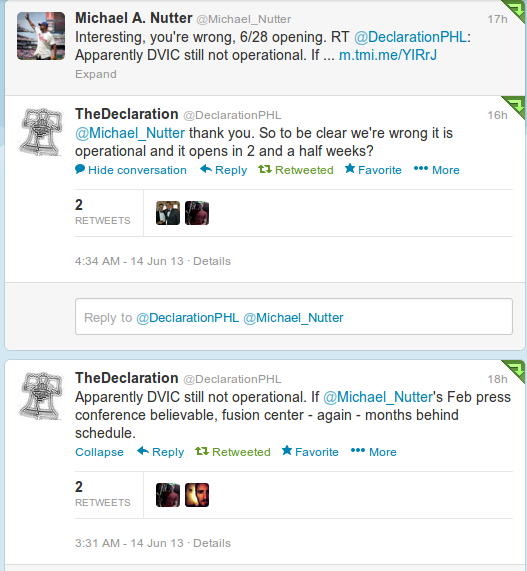 Updated Grand-Opening Day for the Delaware Valley Intelligence Center ...