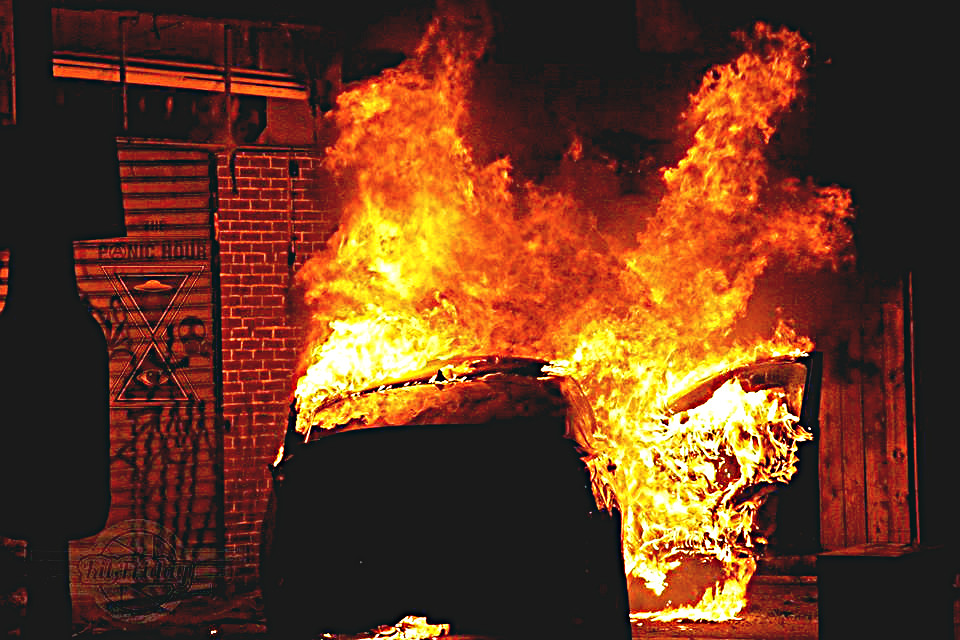 Photos: Car Explodes into Flames after Collision in West Philly | The ...